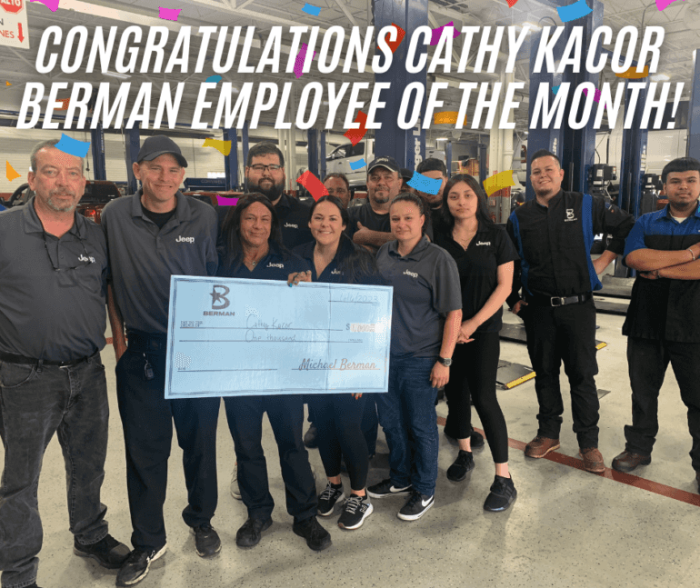 Employee of the Month- Cathy Kacor | Berman Chrysler Dodge Jeep Ram