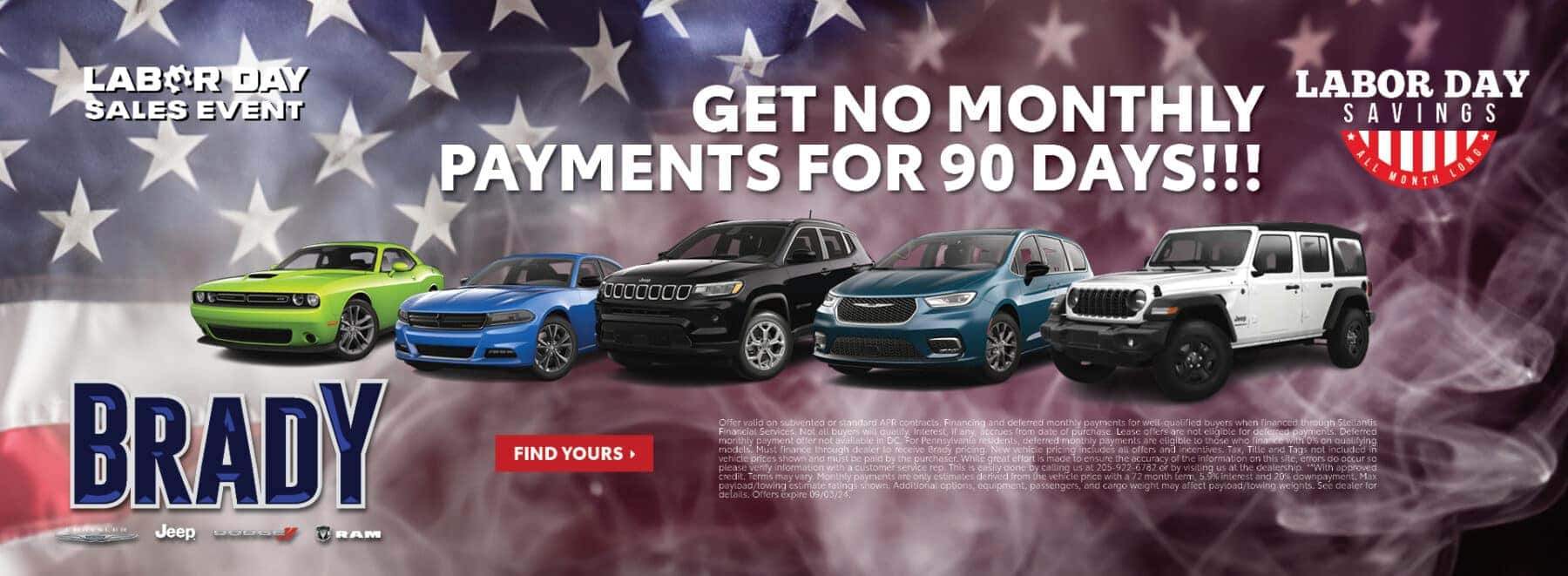 New Vehicle Specials | Brady Chrysler Dodge Jeep Ram