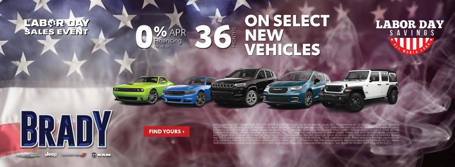 New Vehicle Specials | Brady Chrysler Dodge Jeep Ram