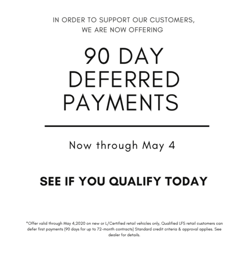90 Day Deferred Payments | Butler Lexus of South Atlanta