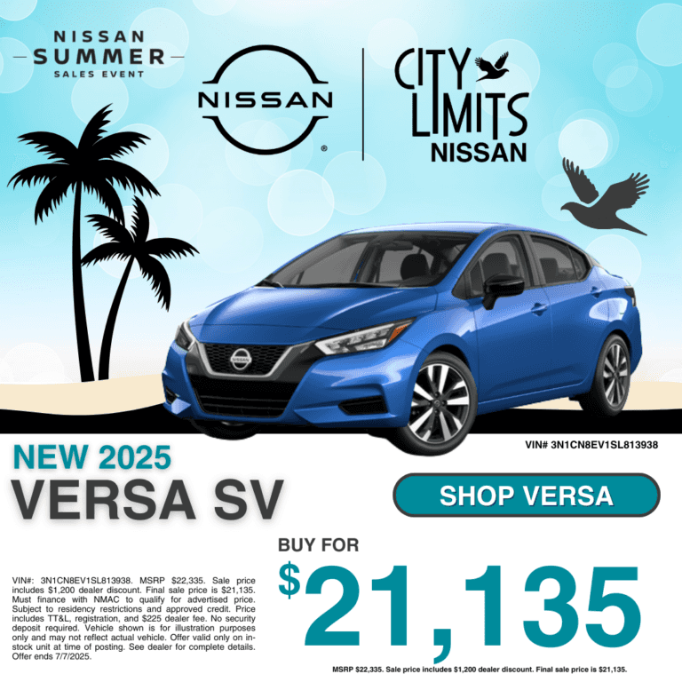 Car Lease Deals | Nissan Incentives at City Limits Nissan