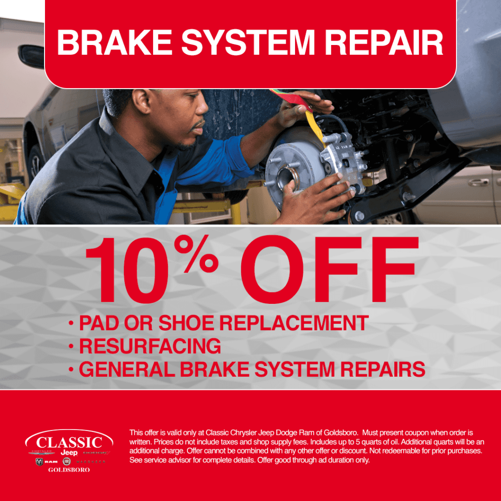 Service Coupons | Classic Chrysler Jeep Dodge Ram FIAT of Goldsboro