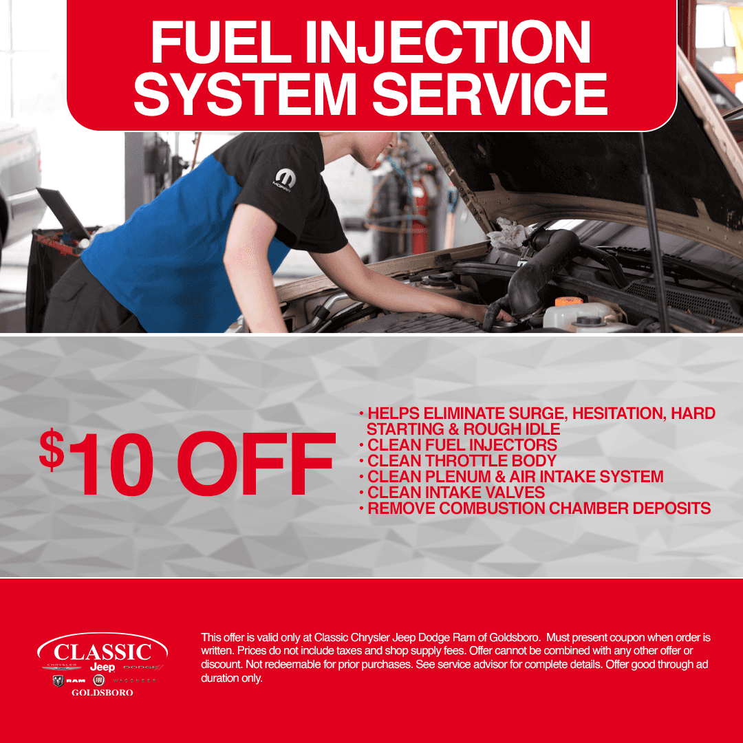 Service Coupons | Classic Chrysler Jeep Dodge Ram FIAT of Goldsboro