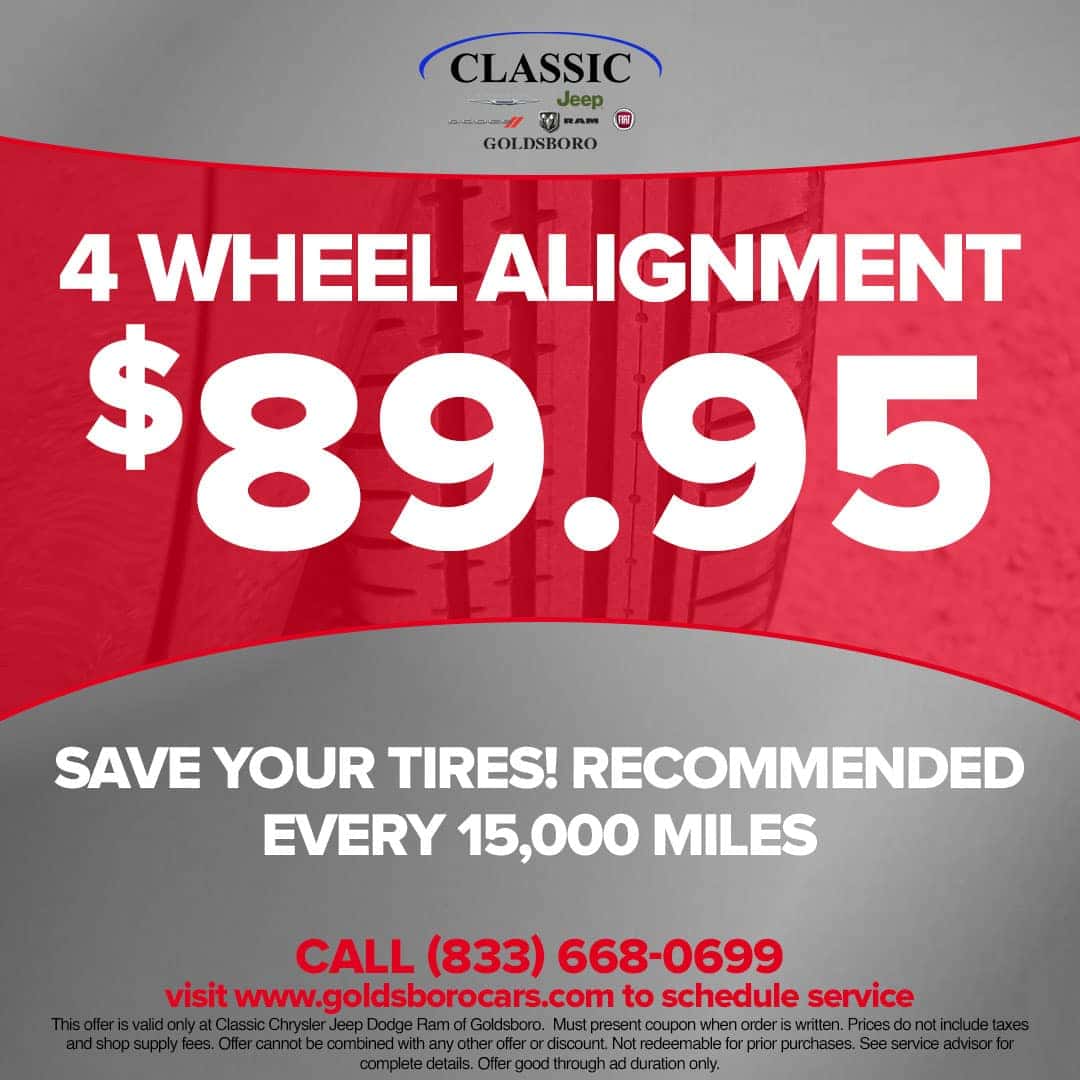 Service Coupons | Classic Chrysler Jeep Dodge Ram FIAT of Goldsboro