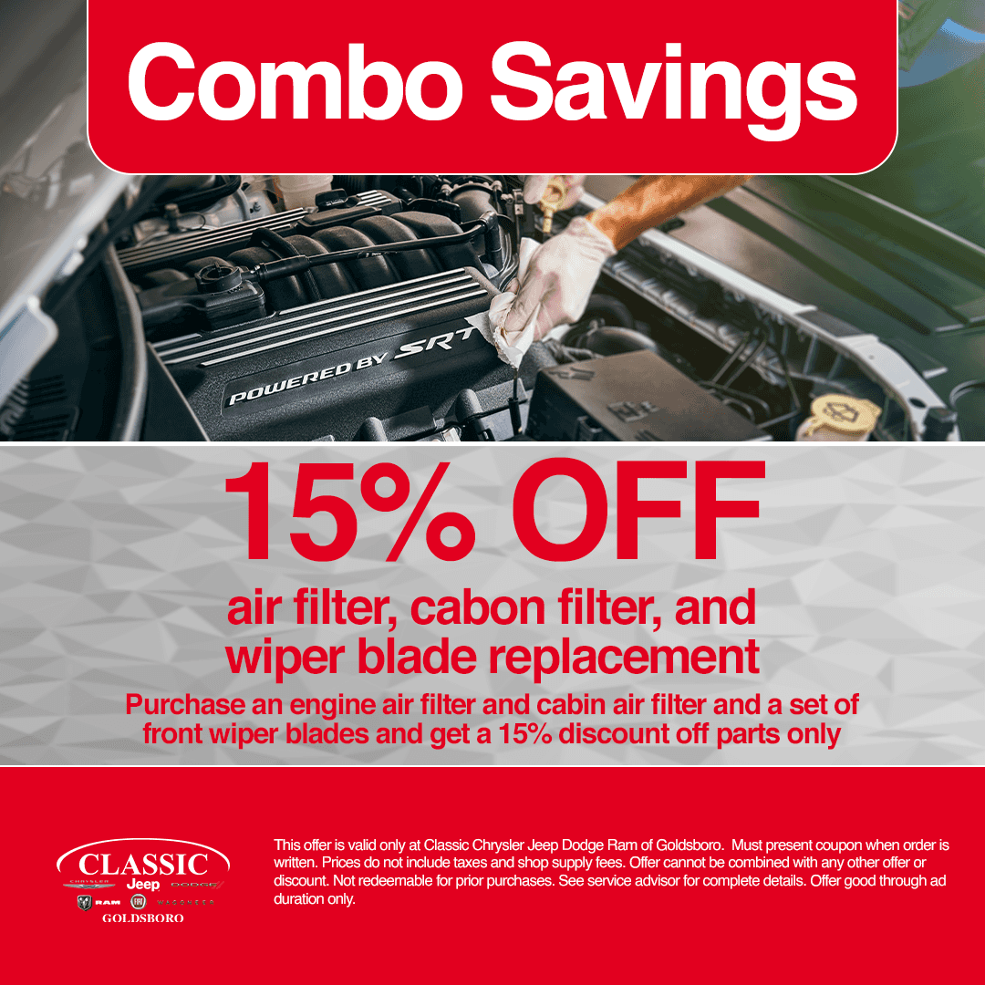 Service Coupons | Classic Chrysler Jeep Dodge Ram FIAT of Goldsboro