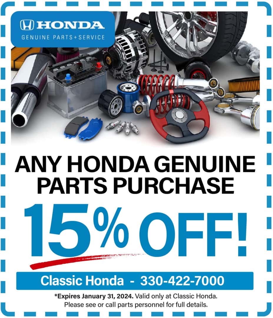 Honda Parts Specials Akron | Classic Honda