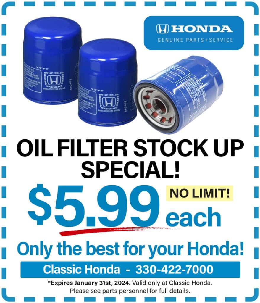 Honda Parts Specials Akron | Classic Honda