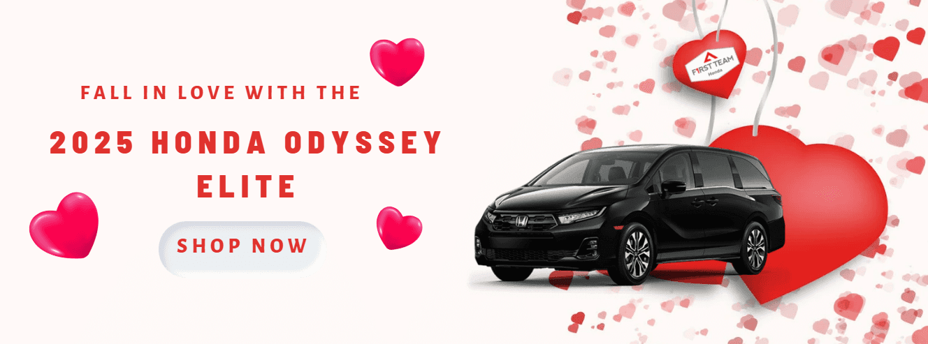 Fall in love with the 2025 Honda Odyssey Elite at First Team honda