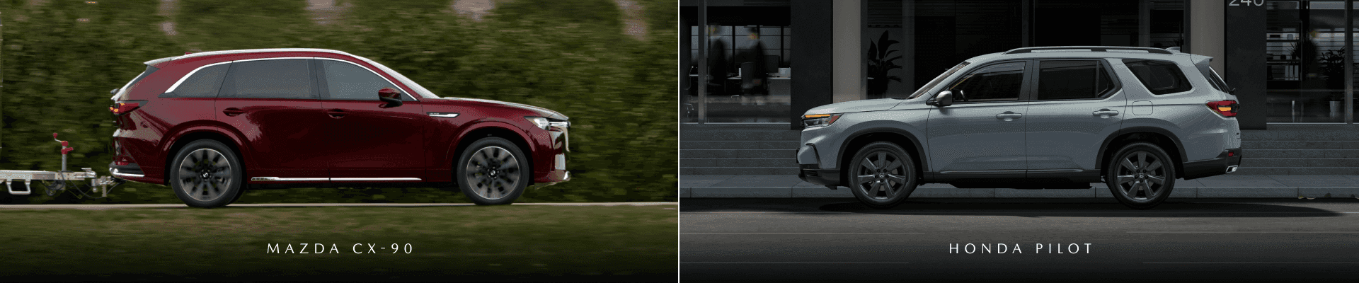 2025 Mazda CX-90 Vs. Honda Pilot Detailed Comparison