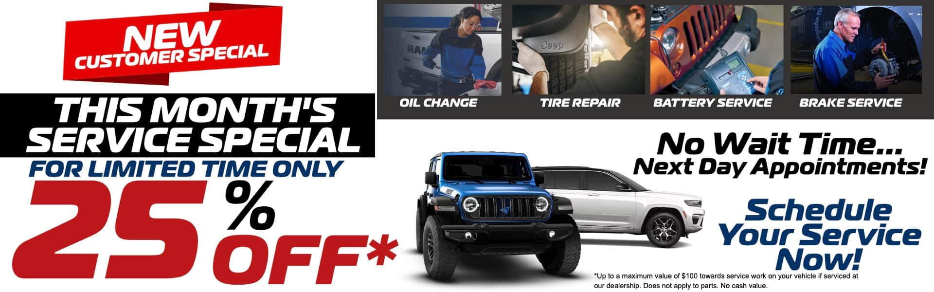 Service & Parts Specials at Happy CDJR of Rochester: Your Road to Savings