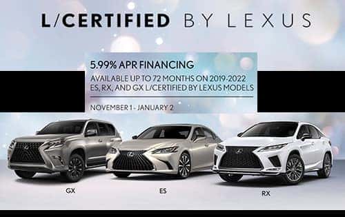 L/Certified Vehicle Specials | Harvey Lexus of Grand Rapids