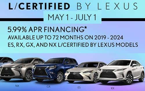 L/Certified Vehicle Specials | Harvey Lexus of Grand Rapids