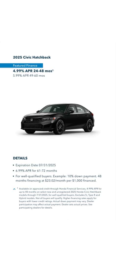 Crossovers & SUVs - Honda Demo