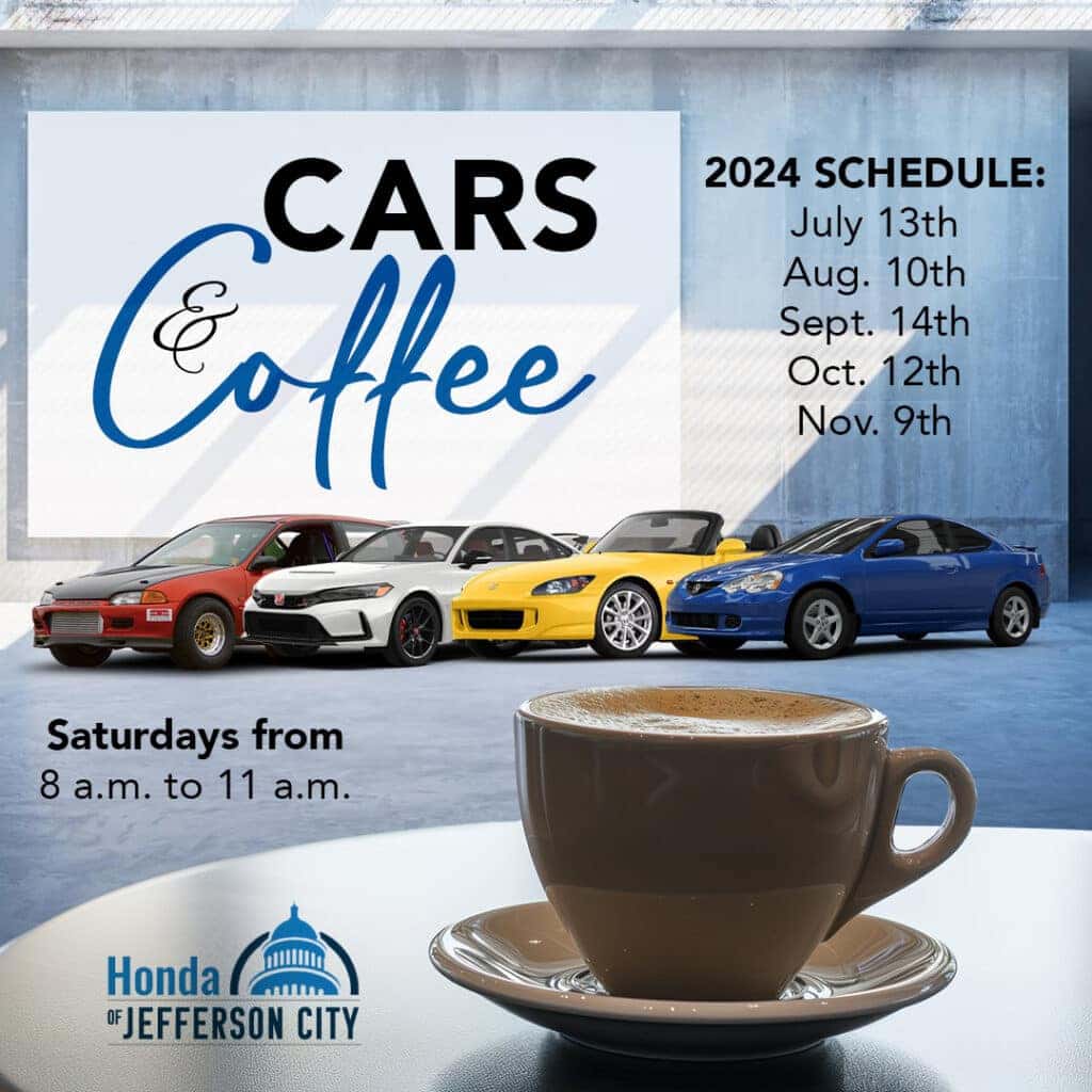 Cars & Coffee in Jefferson City, MO - Honda of Jefferson City