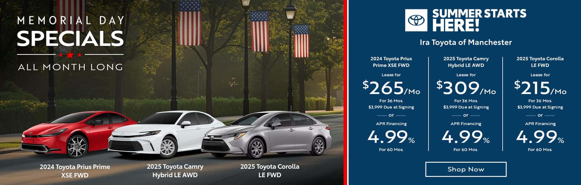 Ira Toyota of Manchester | Leading Toyota Dealer Near Amherst