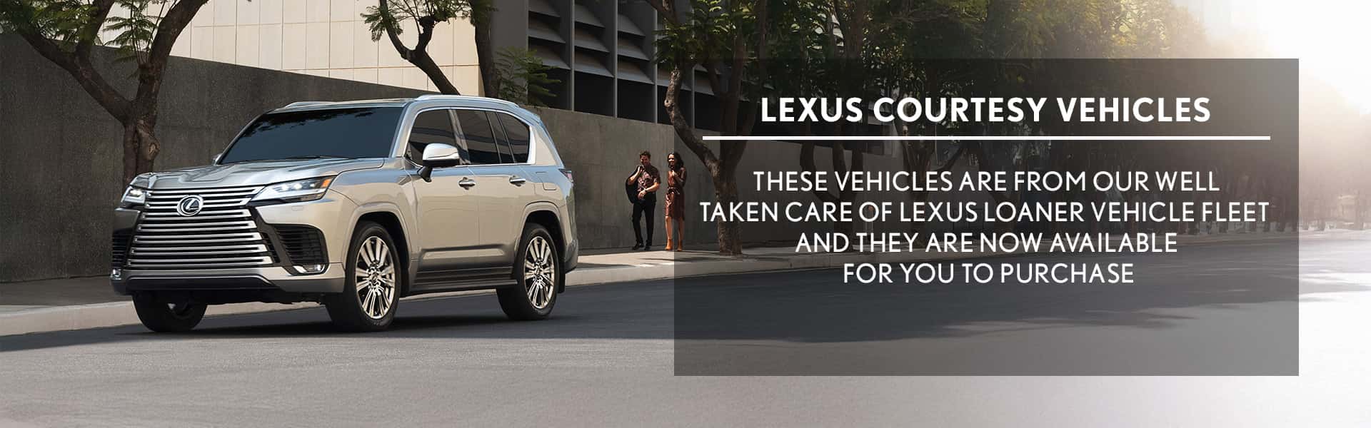 Available Courtesy Vehicles | Lexus El Cajon