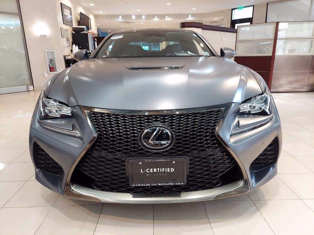 New at Lexus of Route 10! Car of the Week: L/CERTIFIED 2019 LEXUS RC F ...
