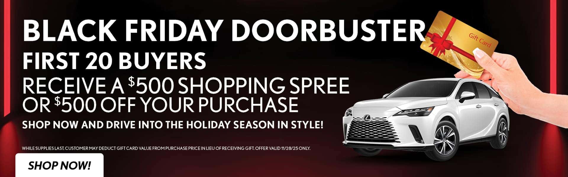 BLACK FRIDAY DOORBUSTER! | Lexus of Pembroke Pines