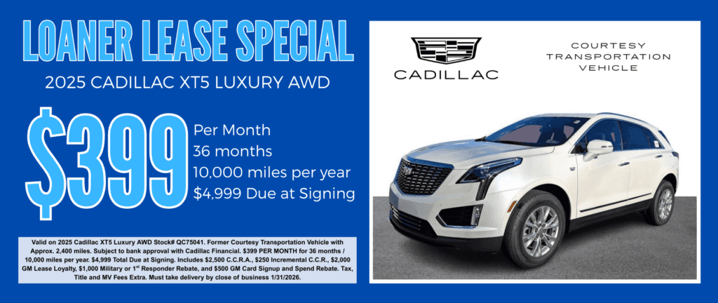 Cadillac Lease Deals Michigan
