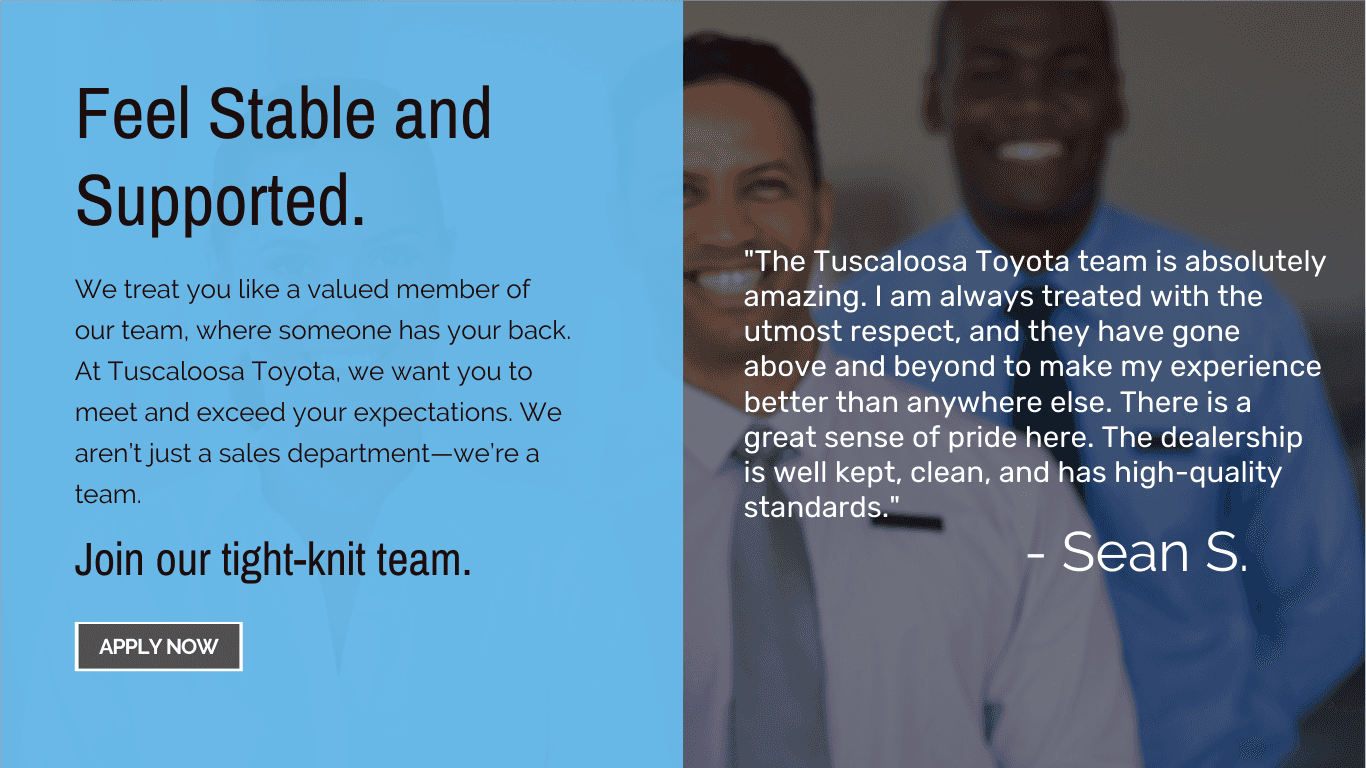 Toyota Apprenticeship Career Training | Tuscaloosa Toyota