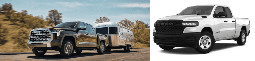 2025 Toyota Tundra vs 2025 RAM 1500 | Prices, Trims & Specs ...