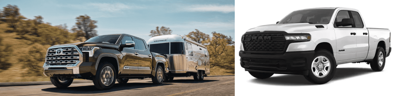 2025 Toyota Tundra vs 2025 RAM 1500 | Prices, Trims & Specs ...