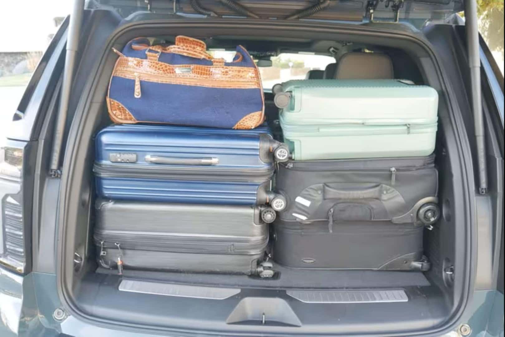 How Much Can Tahoe Store Behind 3rd Row?